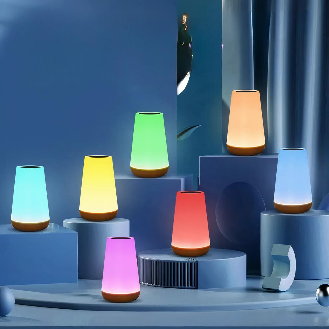 Lampe de chevet LED sans fil aux couleurs changeantes • Ma Lampe de Chevet