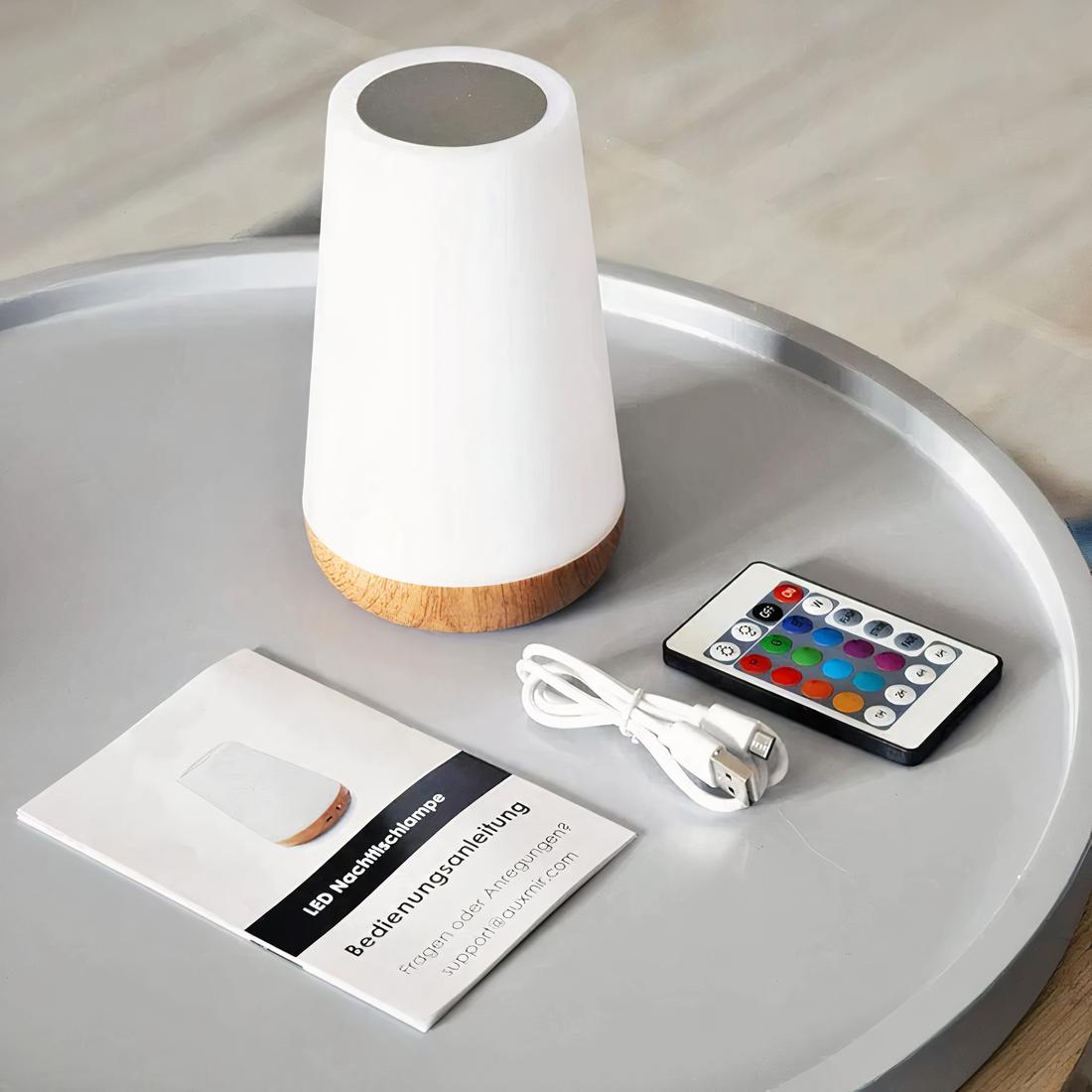 Lampe de chevet LED sans fil aux couleurs changeantes • Ma Lampe de Chevet
